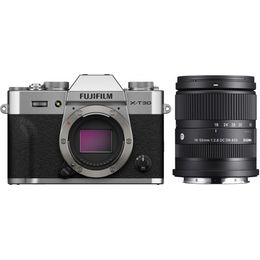 Fujifilm X-T30 III Geh. Silber + Sigma 18-50mm f2,8 DC DN (C) Fuji X - abzgl. 50,00&euro; Sigma Fr&uuml;hlings-Cashback