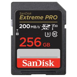 Sandisk SDXC Extreme Pro 256GB 200MB/s V30 UHS I