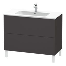 Duravit Waschtischunterschrank L-Cube 102x48,1cm, graph matt, 2 Ausz., stehend (LC662708080)