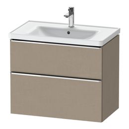 Duravit Waschtischunterschrank D-Neo 78,4x45,2cm, ch/Lein, 1 Schubk., 1 Ausz. (DE4355010750000)