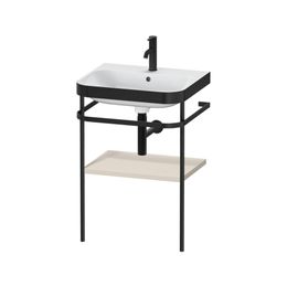 Duravit M&ouml;belwaschtisch-Kombi Happy D.2 Plus 57,5x49cm, 1 HL, Tau matt, m Konsole (HP4735O8383)