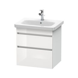 Duravit Waschtischunterschrank DuraStyle 58x44,8cm, w hgl/we ma, 2 SchKa., wandh&auml;ngend (DS648002218)