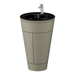 Duravit Waschtischunterschrank c-bonded Set Starck 1 56x86,4x60,5cm, st, G ES ge, st-g s-matt (S19515O70920010)