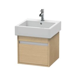 Duravit Waschtischunterschrank Ketho 45x44cm, Ei natur, 1 Auszug, wandh&auml;ngend (KT668503030)