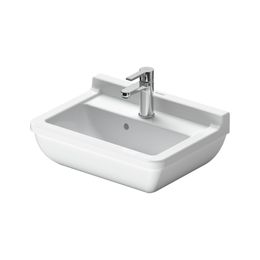 Duravit Waschtisch Starck 3 50x36cm, we, m HL, &Uuml;L, Hahnlochbank (0300500000)