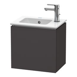 Duravit Waschtischunterschrank L-Cube 42x29,4x40cm, wandh&auml;ngend, T&uuml;r li, graph matt (LC6272L8080)