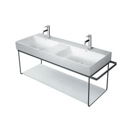 Duravit Metallkonsole DuraSquare 126,5x45cm, wandh&auml;ngend, schwarz matt (0031184600)