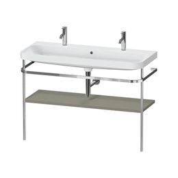 Duravit M&ouml;belwaschtisch-Kombi Happy D.2 Plus 117,5x49cm, 1 HL, m Konso, st-g s-matt (HP4849O92920000)