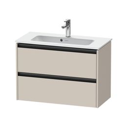 Duravit Waschtischunterschrank Ketho.2 Compact 81x39cm, Tau ma, 2 Schub., wandh&auml;ngend (K25256091910000)