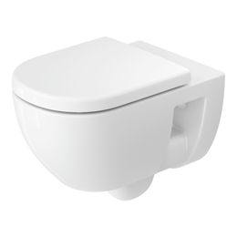 Duravit Wand-WC, Tiefsp&uuml;ler D-Code 37x57cm, 4,5 l, riml, w, o vorm. Scharn. (2514090000)