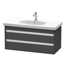 Duravit Waschtischunterschrank Ketho 100x45,5cm, graph ma, 2 Schubk., wandh&auml;ngend (KT664804949)