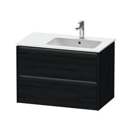 Duravit Waschtischunterschrank Ketho.2 81x48x54,9cm, f WT m Beck. re, Ei sw (K25268016160000)