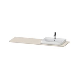 Duravit Waschtisch-Konsole Happy D.2 Plus 160x55cm, m 1 AS, Beck. re, Tau matt (HP031HR8383)