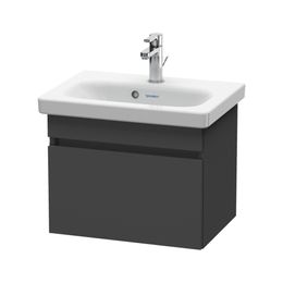 Duravit Waschtischunterschrank Com DuraStyle 50x36,8cm, graphit matt, 1 Auszug (DS630304949)