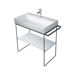 Duravit Metallkonsole DuraSquare 86,5x45cm, bodenstehend, schwarz matt (0031114600)