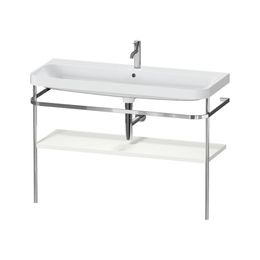 Duravit M&ouml;belwaschtisch-Kombi Happy D.2 Plus 117,5x49cm, m Konso, 1 HL, No we s-matt (HP4839O39390000)
