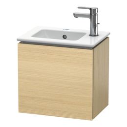 Duravit Waschtischunterschrank L-Cube 42x29,4x40cm, wandh&auml;ngend, T&uuml;r li, med. eiche (LC6272L7171)