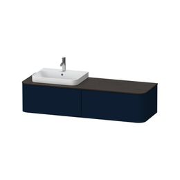 Duravit Waschtischunterschrank o. ES Happy D.2 Plus 35,4x160cm, 2 Ausz., BP l, blau s-matt (HP4944L98980010)