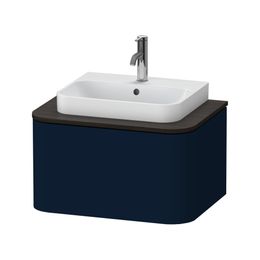 Duravit Waschtischunterschrank Happy D.2 Plus 65x48cm, f Kons, 1 Ausz., blau s-matt (HP494009898)