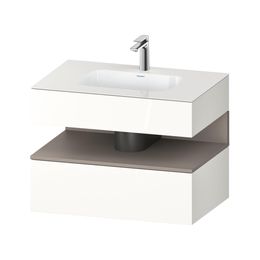 Duravit Einbauwaschtisch-M&ouml;bel-Set Qatego 80x55x60cm, ba m/we g, Kon-WTU, Nischenb (QA4785043220010)