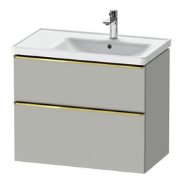 Duravit Waschtischunterschrank D-Neo 78,4x45,2cm, 1 Kast, B R, g pol/grau ma (DE4358034070000)