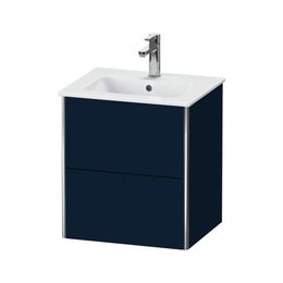 Duravit Waschtischunterschrank XSquare Compact 51x41,8x56cm, 2 La, wandh&auml;ngend, blau s-matt (XS430609898)