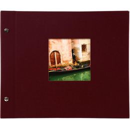 Goldbuch Schraubalbum Bella Vista bordeaux 26892 wei&szlig;e Seiten 30x25cm