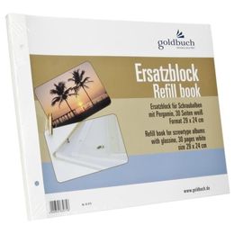 Goldbuch Ersatzblock 83 075 weiss 24x29 cm f&uuml;r Schraubalben 30x25cm