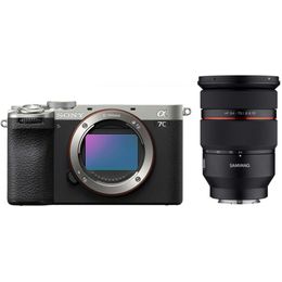 Sony Alpha ILCE-7C II Geh&auml;use silber + Samyang AF 24-70mm f2,8 - abzgl. 200,00&euro; Sommer Cashback