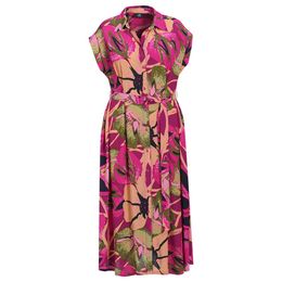 Gina Benotti Damen Midi-Kleid mit Allover-Print