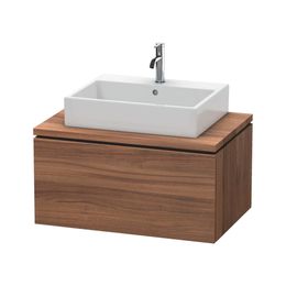 Duravit Waschtischunterschrank L-Cube 82x54,7cm, Nussb Nat, f Kons, 1 Auszug (LC581207979)