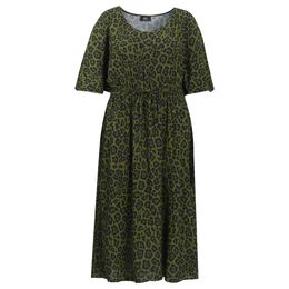 Gina Benotti Damen Maxikleid mit Leo-Print