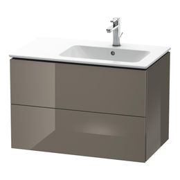 Duravit Waschtischunterschrank L-Cube 82x48,1x55cm, 2 SBK, B re, flan. Gr hgl (LC629208989)