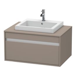 Duravit Waschtischunterschrank Ketho 80x55cm, ba m, f EWT m, 1 Ausz., wandh&auml;ngend (KT679404343)