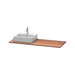 Duravit Massivholzkonsole XSquare 140x55x2cm, m 1 AS, AS re, Amerik. Nussb (XS061GR7777)