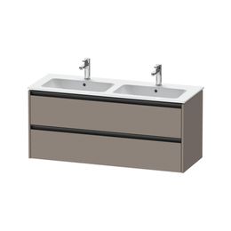 Duravit Waschtischunterschrank Ketho.2 128x48x55cm, 2 Schub., wandh&auml;ngend, bas. matt (K25266043430000)