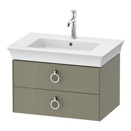 Duravit Waschtischunterschrank o. ES White Tulip 41x68,4x45,8cm, 2 SchKa., steingrau hgl (WT43510H2H20010)