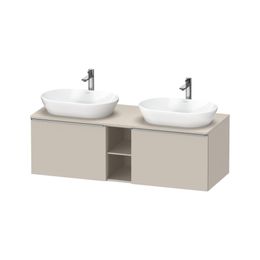Duravit Waschtischunterschrank D-Neo 140x55cm, 2 A, 1 Pl, B bs, ES geb/Ta ma (DE4950B70910000)