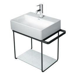 Duravit Metallkonsole DuraSquare 51,6x33cm, wandh&auml;ngend, schwarz matt (0031104600)