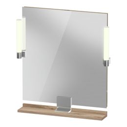 Duravit LED-Spiegel 9 W Sivida 65x65x3,6cm, E Marm, Leu., au, stl, G c (SV7421010550000)