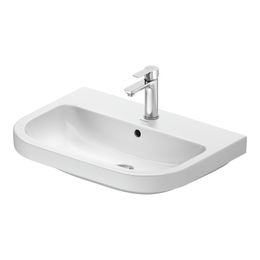 Duravit Waschtisch D-Code 65x46cm, m Hahnloch, mit &Uuml;berlauf, wei&szlig; (2398650000)