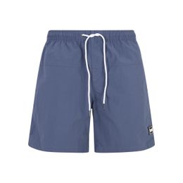 Badeshorts Urban Classics "Urban Classics Herren Block Swim Shorts", Gr. S, US-Gr&ouml;&szlig;en, vintageblau, 100% Polyamid, Badehosen Badeshorts