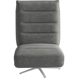 Sit & More TV-Sessel SIT & MORE "Eve", grau, B:80cm H:109cm T:98cm, 98% Polyester 2% Polyamid, Sessel, mit Herz-Waage und 2 Motoren, Bedienfelder im Sitz