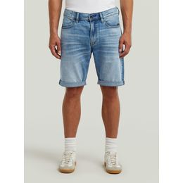 G-Star Raw Shorts G-STAR "Mosa Short", Herren, Gr. 36, lt indigo aged, Obermaterial: 79% Baumwolle, 20% Baumwolle, 1% Elasthan, Hosen Shorts