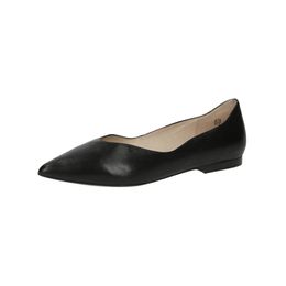 Ballerina Caprice "Caprice Ballerinas Nappaleder", Damen, Gr. 37, schwarz, Nappaleder, Schuhe Ballerina