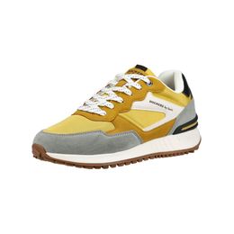 Sneaker Dockers by Gerli "Dockers by Gerli Sneaker Textil", Herren, Gr. 45, gelb, Textil, Schuhe Sneaker