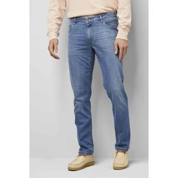 5-Pocket-Jeans MEYER "M5 Slim", Herren, Gr. 38, L&auml;nge 30, blau, 99% Baumwolle, 1% Elasthan, unifarben, figurumspielend lang, Jeans 5-Pocket-Jeans, M5 Slim im Five Pocket