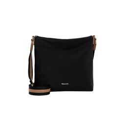 Umh&auml;ngetasche Tamaris "Umh&auml;ngetasche TAS Kirsten", Damen, Gr. B/H/T: 26cm x 26cm x 5cm 0, schwarz (schwarz 100), Polyurethan, Taschen Umh&auml;ngetasche