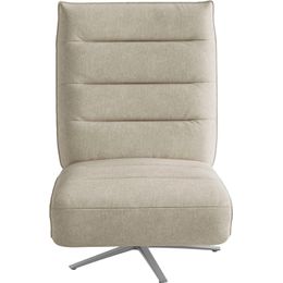Sit & More TV-Sessel SIT & MORE "Eve", silber, B:80cm H:109cm T:98cm, 100% Polyester, Sessel, mit Herz-Waage und 2 Motoren, Bedienfelder im Sitz