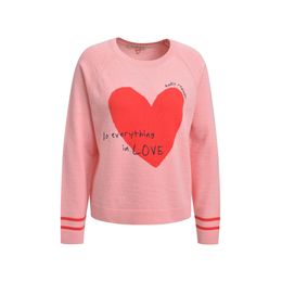 Smith & Soul Strickpullover SMITH & SOUL, Damen, Gr. L, sugar, Strick, Obermaterial: 96% Viskose, 4% Elasthan, unifarben mit Farbeinsatz, regular fit normal, Rundhals, Raglan&auml;rmel Rippb&uuml;ndchen, Pullover Strickpullover, mit Rundhals, Viskose-Mix